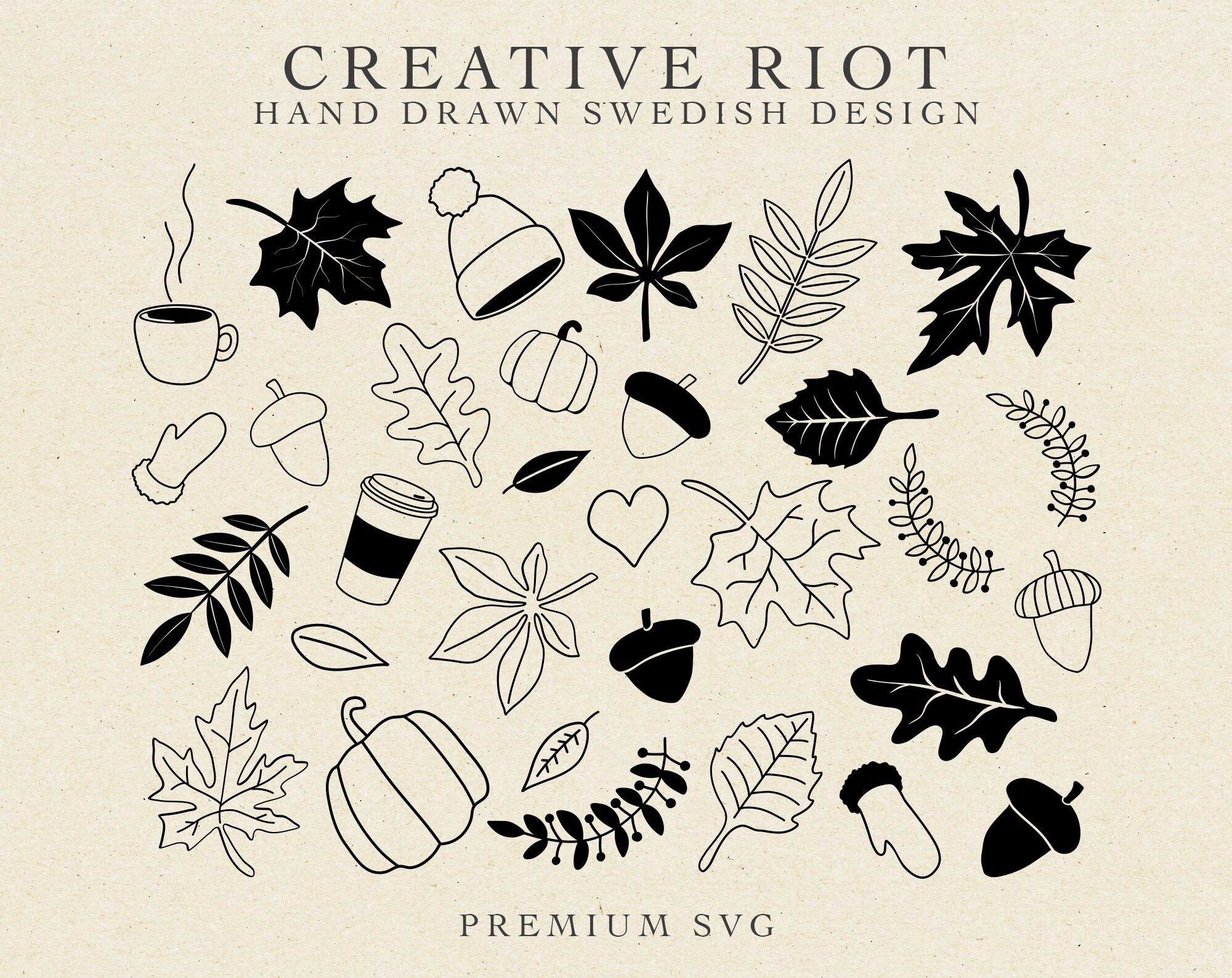 30 FALL DESIGNS Fall Leaves Svg Fall Leaf Svg Autumn Svg | Etsy