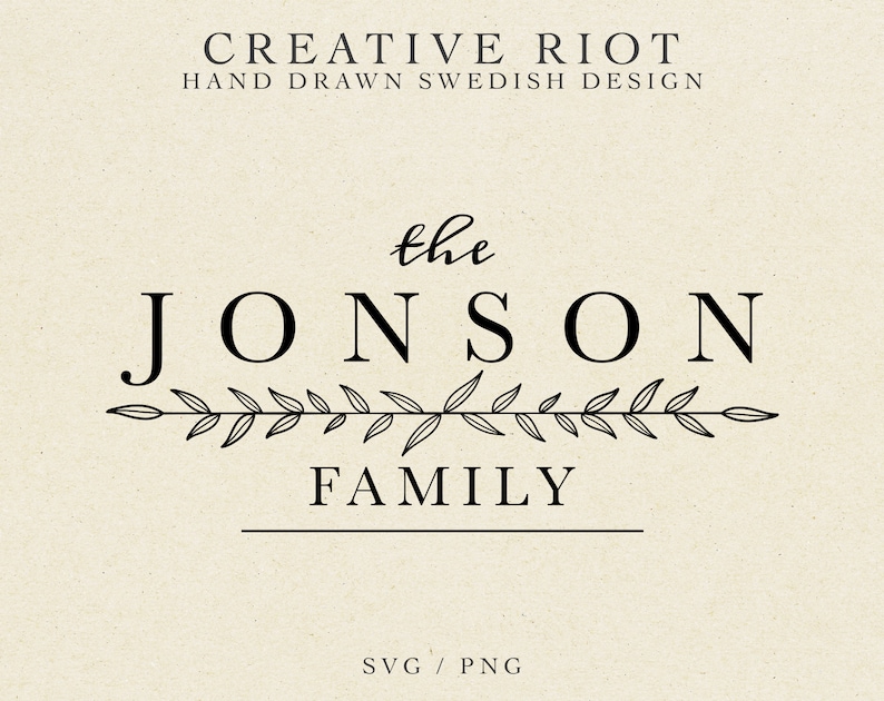 FAMILY FRAME 6 SVG - Farmhouse Svg, Last Name Sign, Cricut Family Name ...