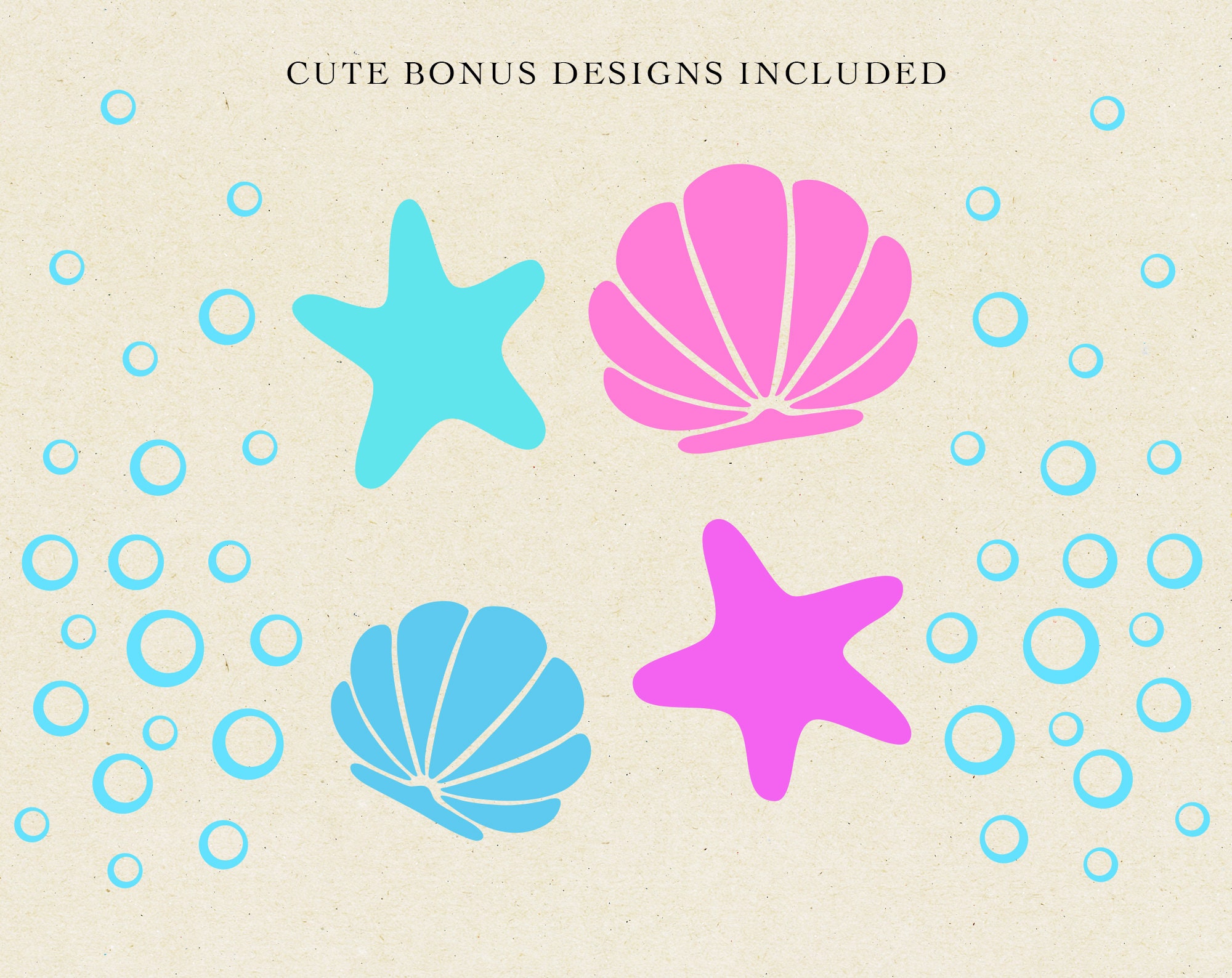 MERMAID BUNDLE SVG Mermaid Svg Sea Shell Svg Bubbles Svg - Etsy Australia