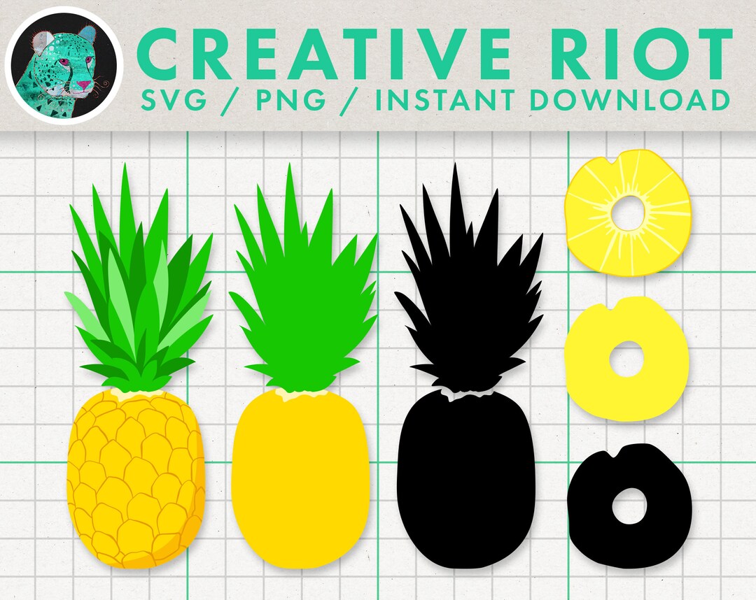 PINEAPPLE SVG Pineapple Clipart, Cricut Pineapple Svg, Pineapple Cut ...