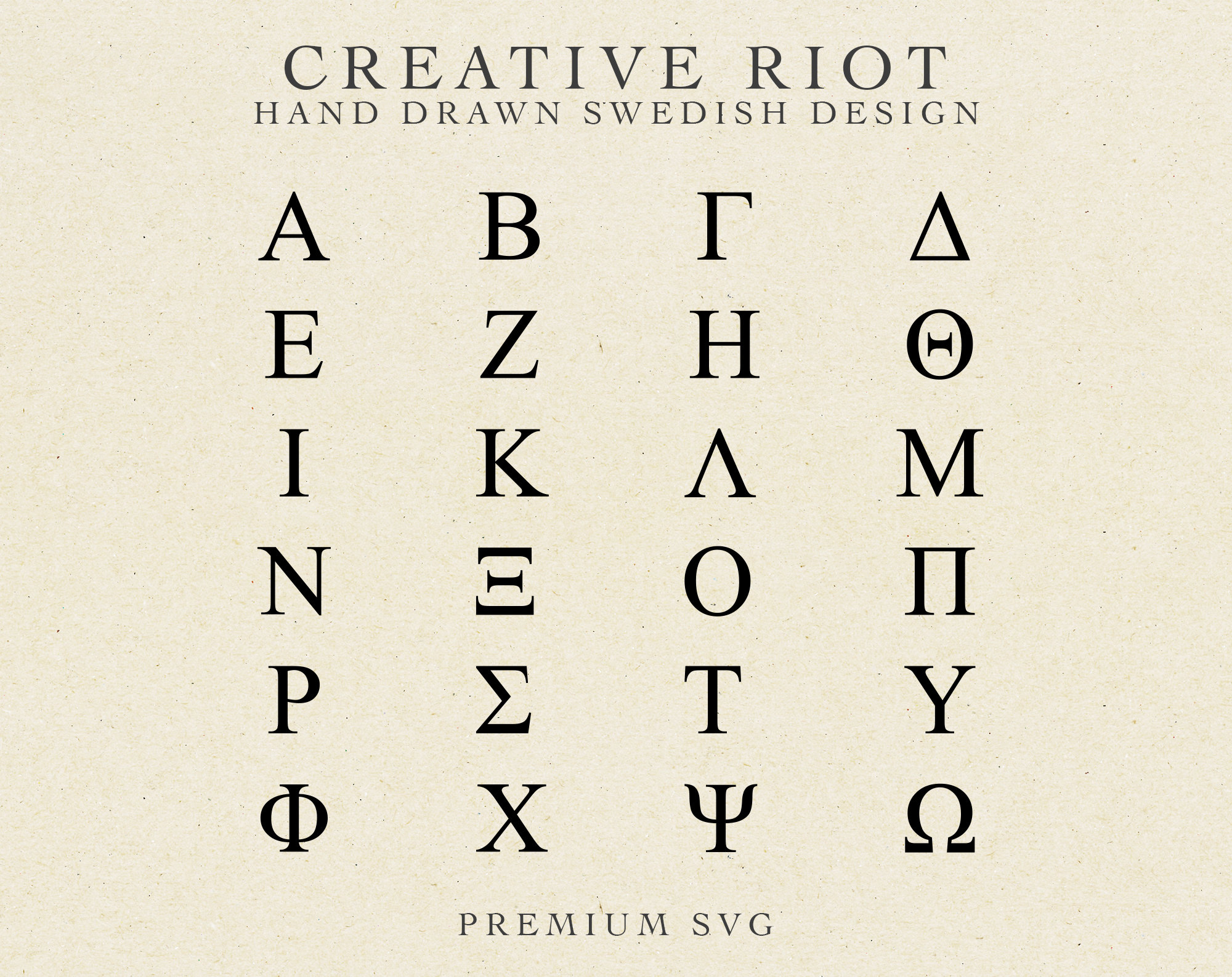 GREEK ALPHABET SVG Greek Letter Svg Sorority Letters Svg - Etsy