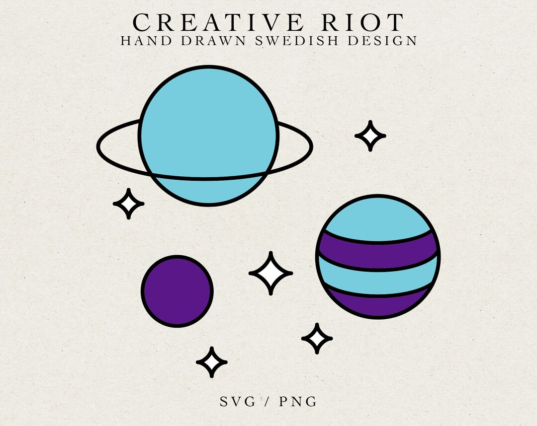 PLANETS SVG Celestial Svg File, Commercial Use Svg, Instant Download ...