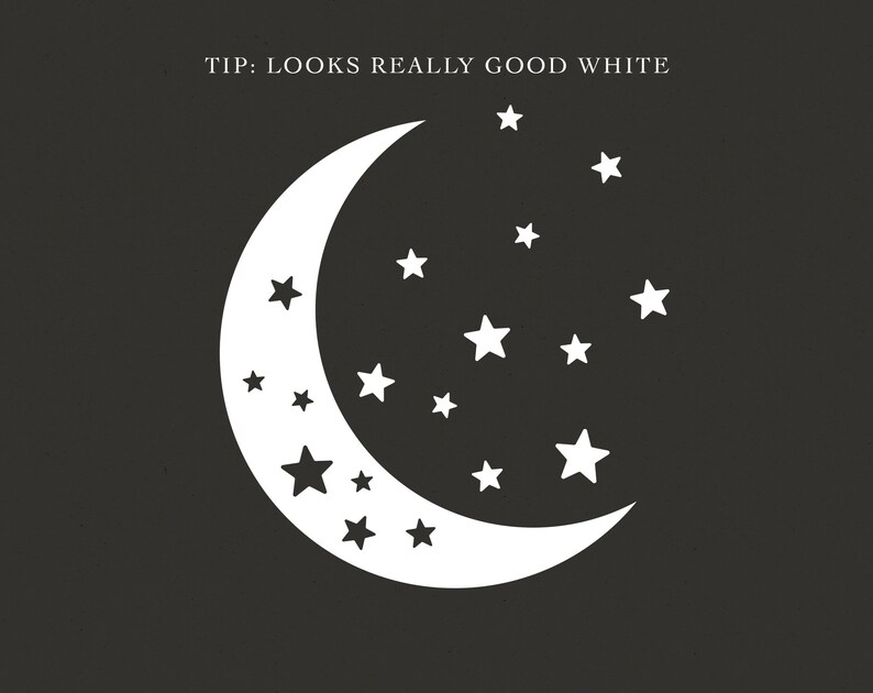 MOON BUNDLE SVG Commercial Use Svg Moon Clipart Moon Phase - Etsy Canada