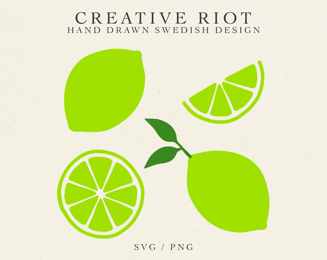 LIME SVG - Commercial Use Svg, Cricut Cut File, Citrus Fruit Svg ...