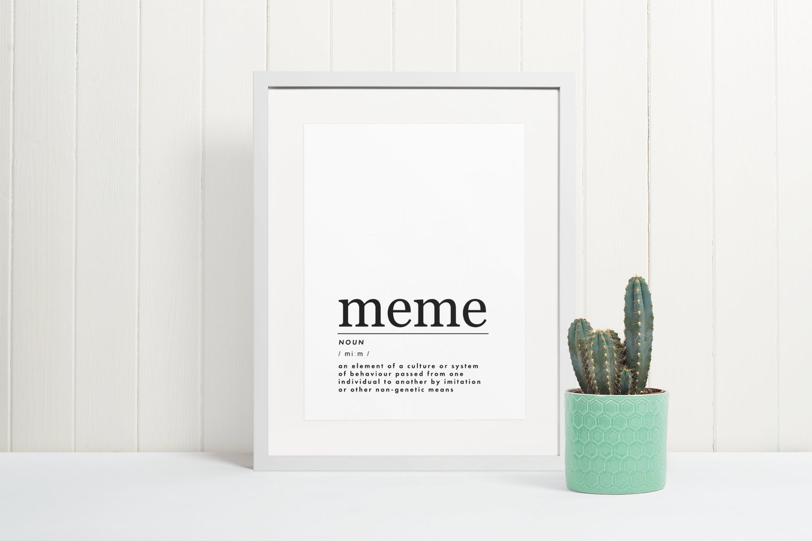 Meme Definition Wall Art Definition Print Printable - Etsy