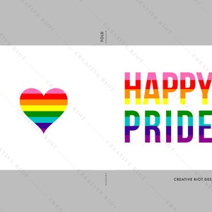 HAPPY PRIDE - Printable Card, Instant Download, Gay Pride, Lesbian ...