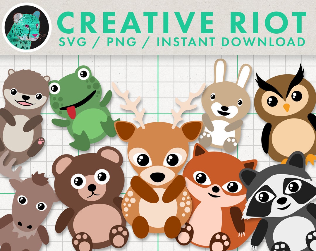 FORREST ANIMALS SVG Animals Svg, Forrest Svg, Animal Bundle Svg, Cricut ...