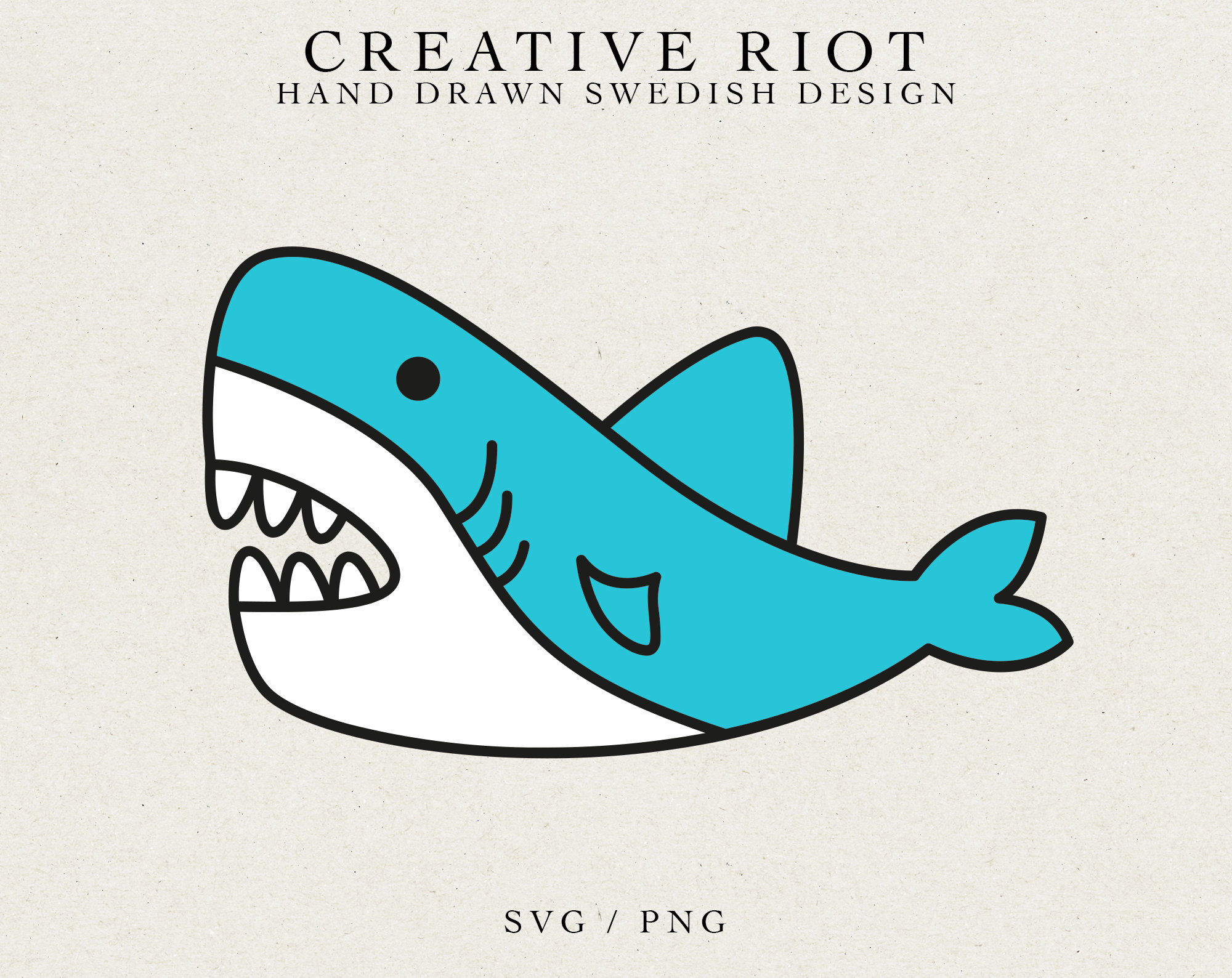 SHARK SVG Commercial Use Svg Nautical Svg Ocean Clipart | Etsy