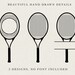 TENNIS RACKET MONOGRAM - Tennis Svg, Commercial Use Svg, Tennis ...