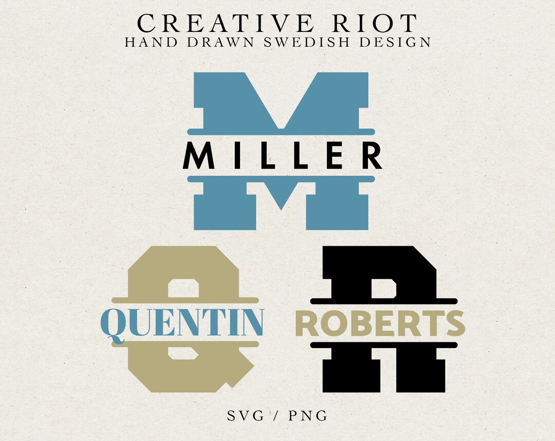 SPORTS MONOGRAM ALPHABET Monogram Font Svg, Split Font Svg, Split ...