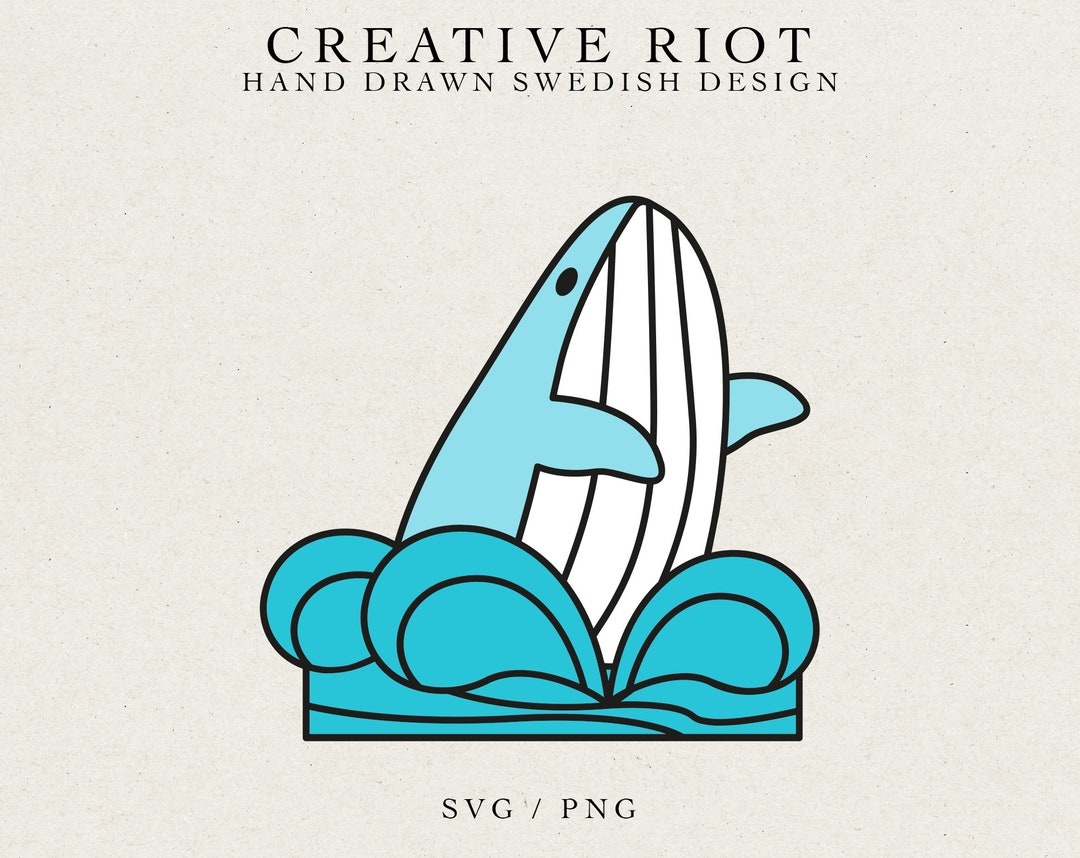 WHALE SVG Commercial Use Svg, Nautical Svg, Ocean Clipart, Cricut Cut ...