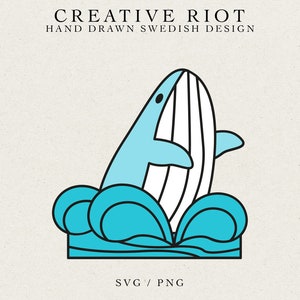 WHALE SVG Commercial Use Svg, Nautical Svg, Ocean Clipart, Cricut Cut ...