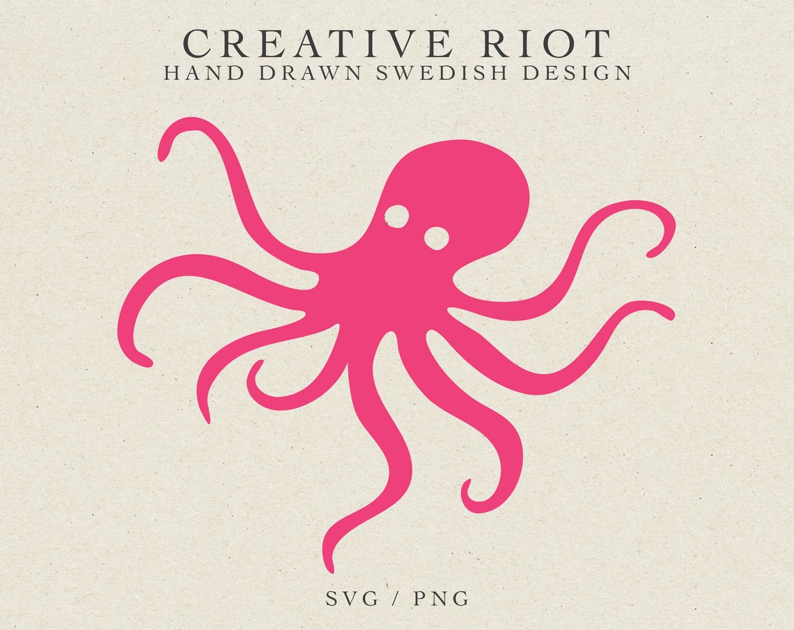OCTOPUS SVG Commercial Use Svg Cricut Cut File Nursery - Etsy