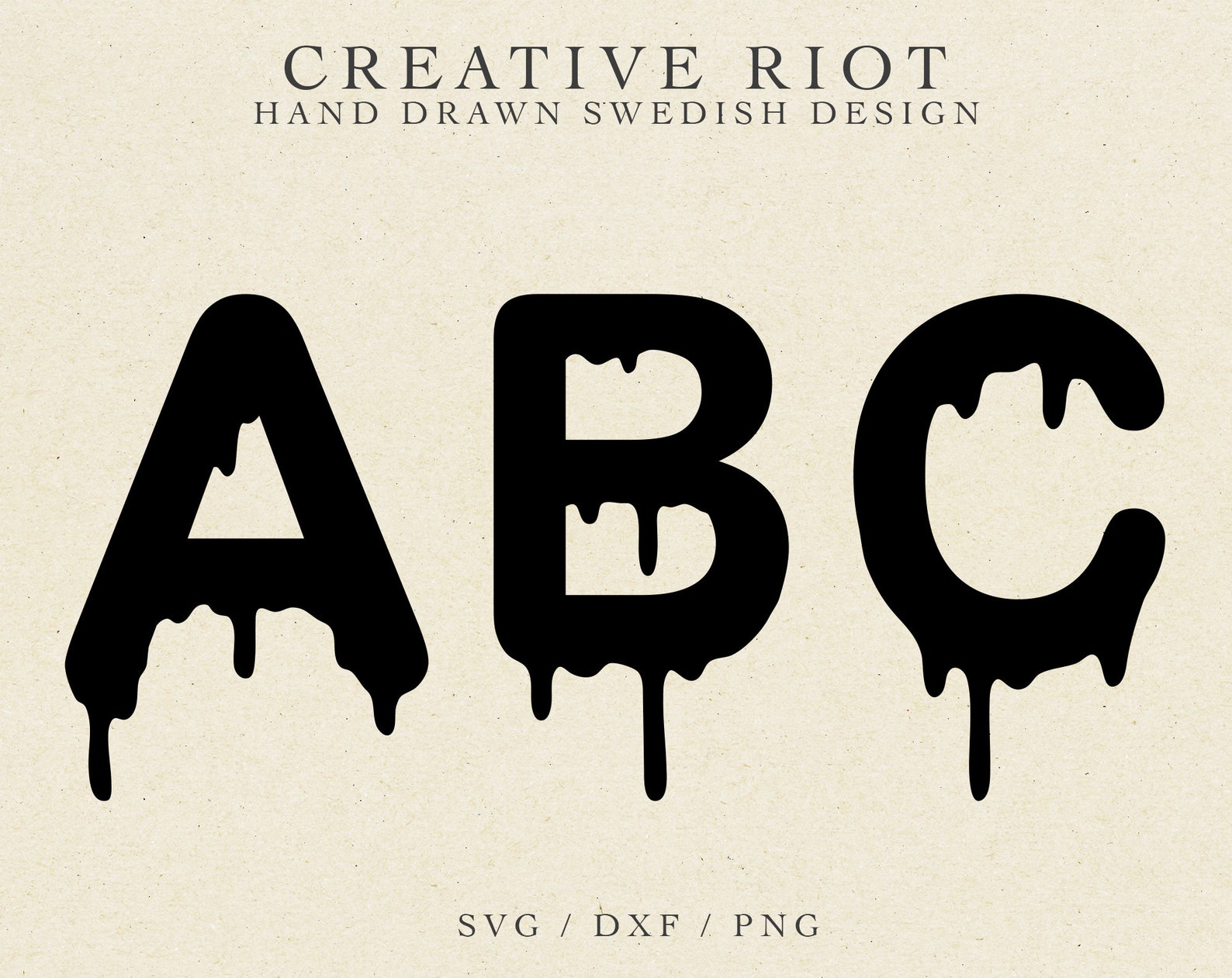 Dripping Alphabet SVG - Drip Font Letters (digital Download) - Etsy