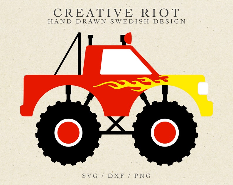 MONSTER TRUCK SVG Commercial Use Svg Monster Jam Svg Kids | Etsy