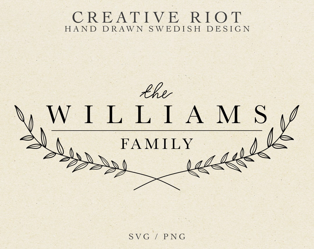 FAMILY FRAME 1 SVG - Farmhouse Svg, Last Name Sign, Commercial Use Svg ...