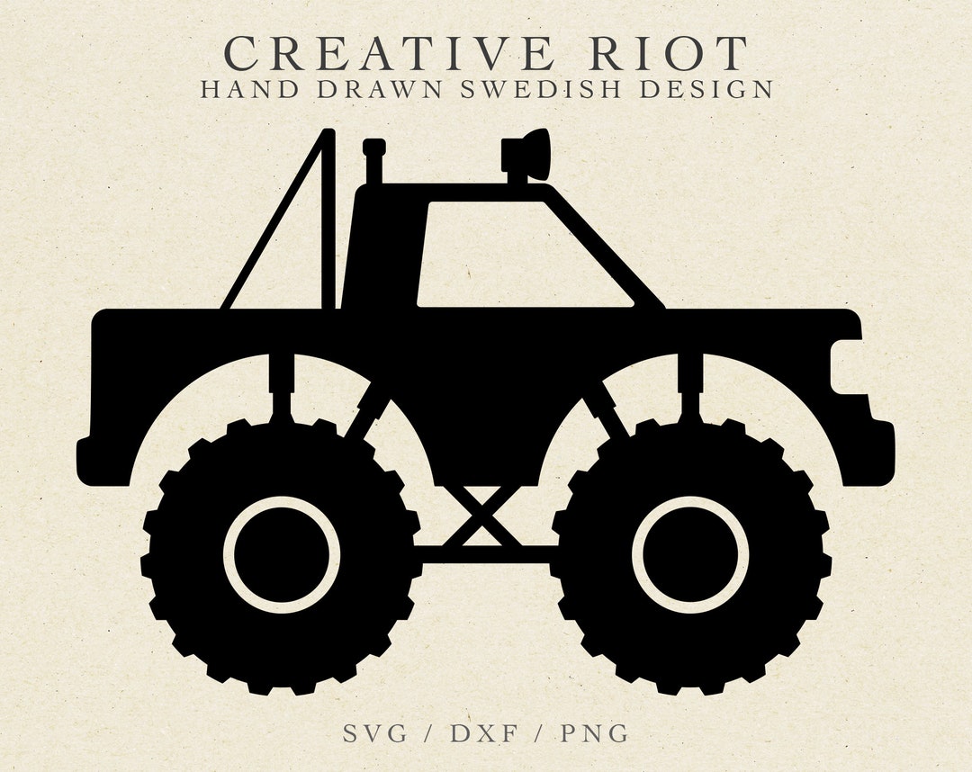 MONSTER TRUCK SVG -commercial Use Svg, Monster Jam Svg, Kids Truck Svg ...
