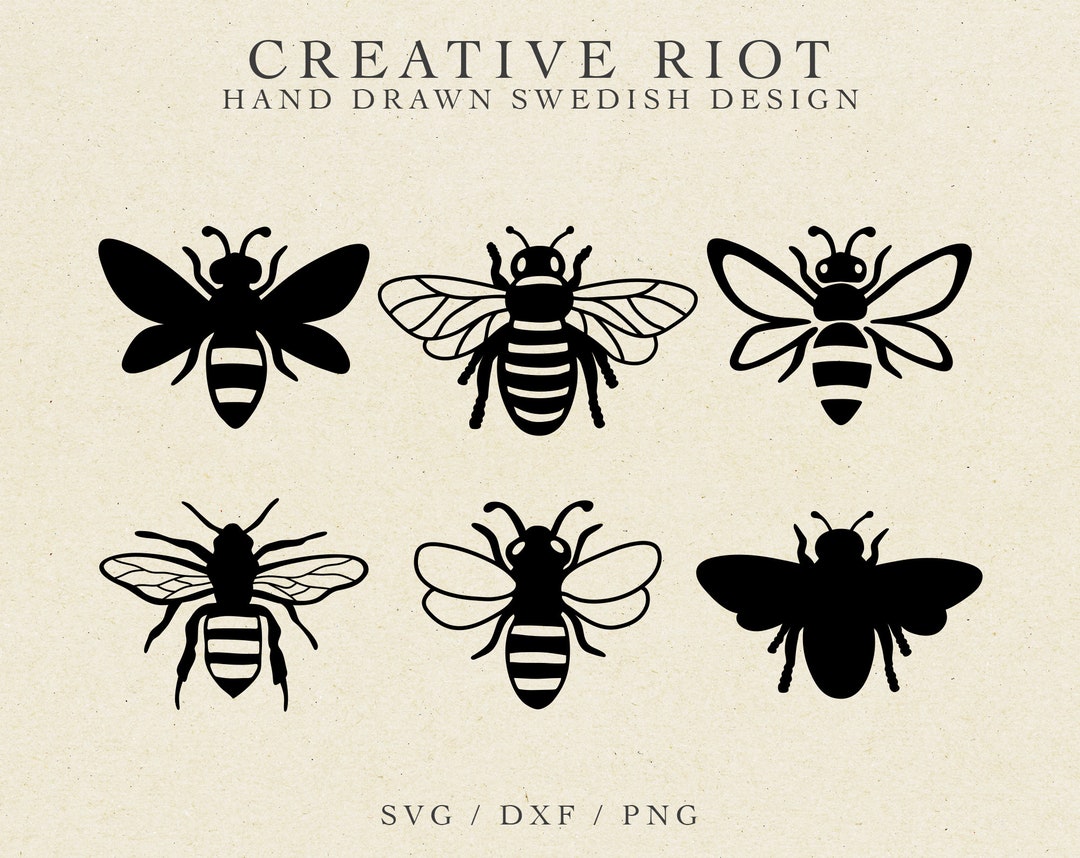 BEE BUNDLE SVG - Commercial Use Svg, Bundle Svg, Cute Bee Svg, Bee ...
