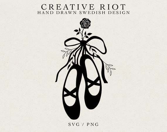 BALLET SHOES SVG Dancer Svg File Commercial Use Svg Cricut | Etsy