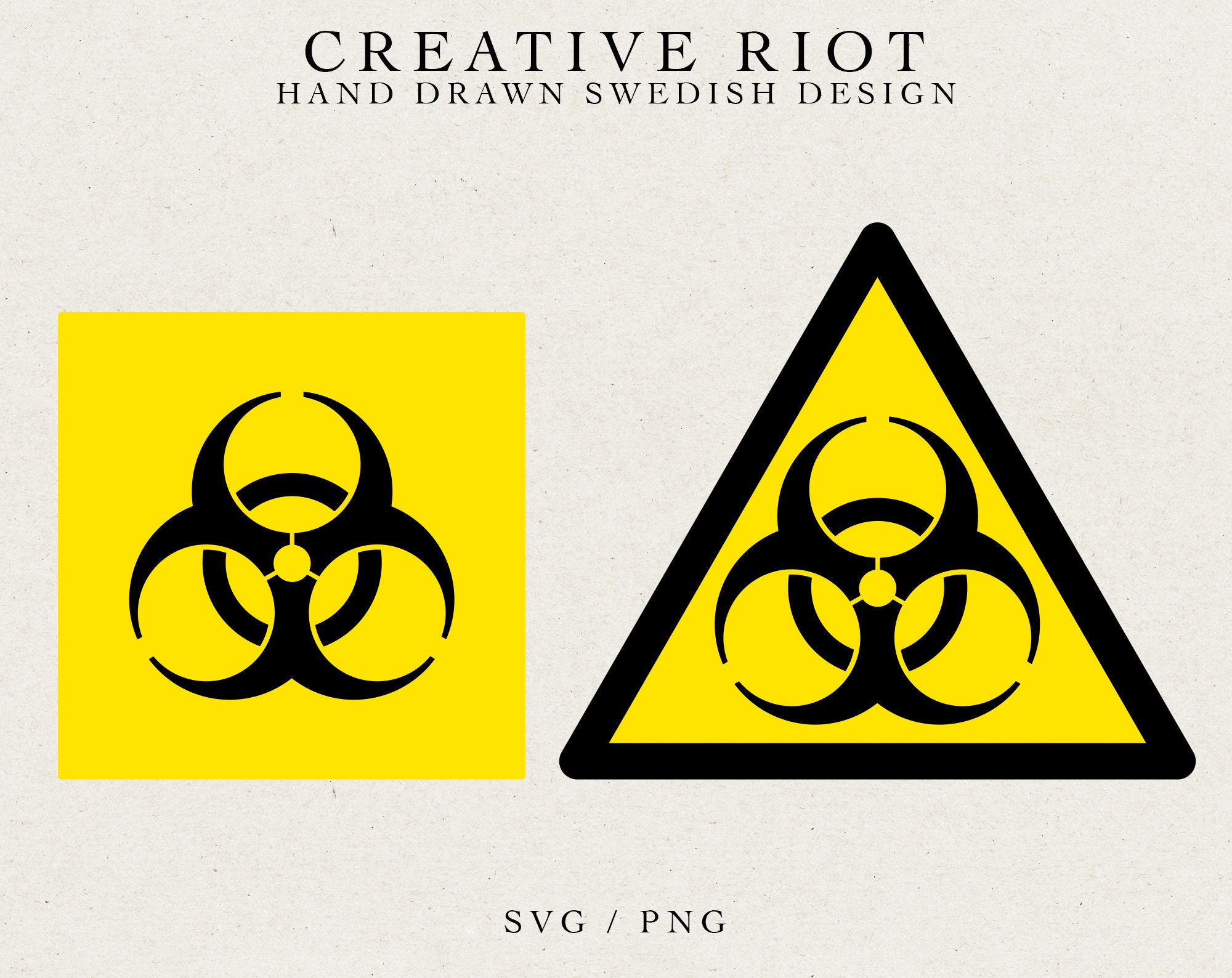 BIOHAZARD SIGN SVG Hazard Svg Warning Sign Dangerous - Etsy UK