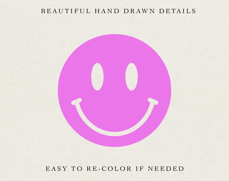 SMILEY SVG - Commercial Use Svg, Smiley Face, Cricut Cut File, Happy ...