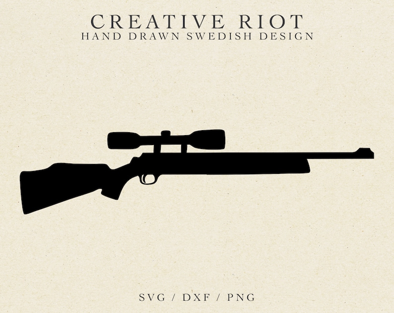 HUNTING RIFLE SVG Commercial Use Svg Rifle Svg File Deer - Etsy