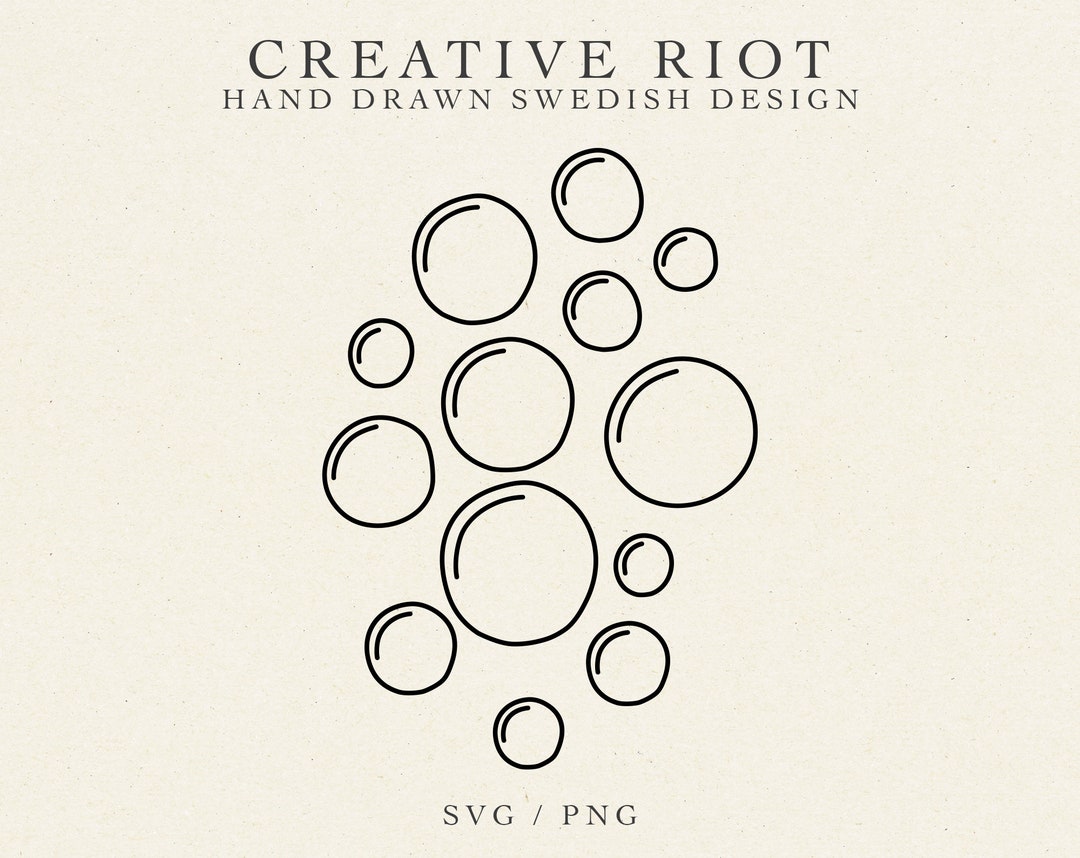 BUBBLES SVG - Commercial Use Svg, Sea Clipart, Water Party Svg, Cricut ...