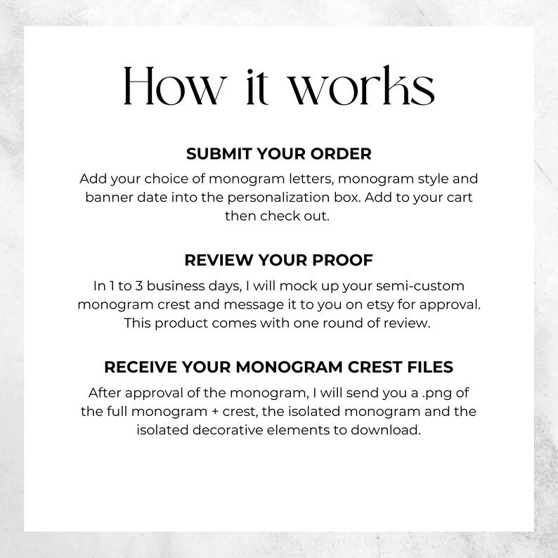 Semi-custom Wedding Crest - Etsy