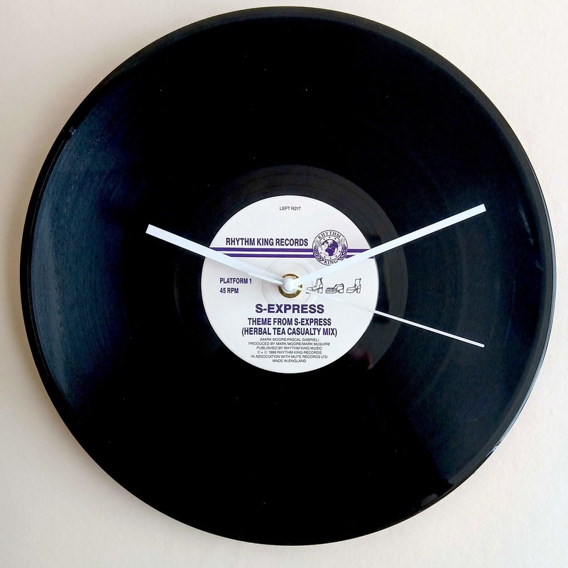 Vinyl Record Clock - Etsy