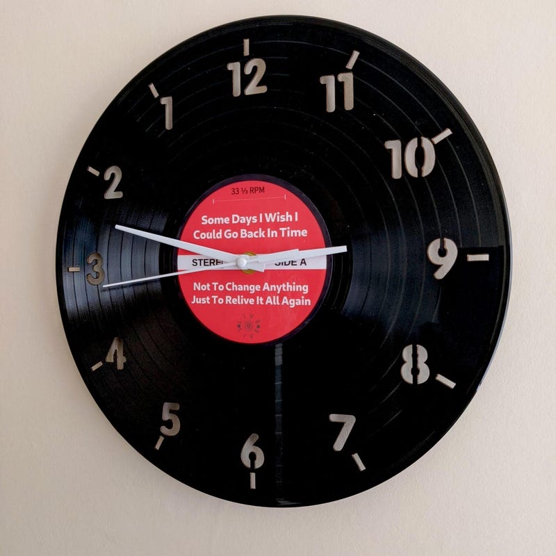 Reverse Clock - Etsy