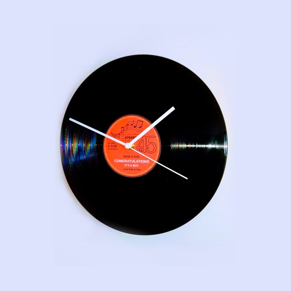 Vinyl Record Clock - Etsy