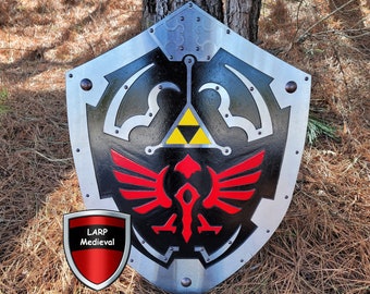 Dark Link Hylian Shield Ocarina of Time Full Steel Face, Battle-ready ...