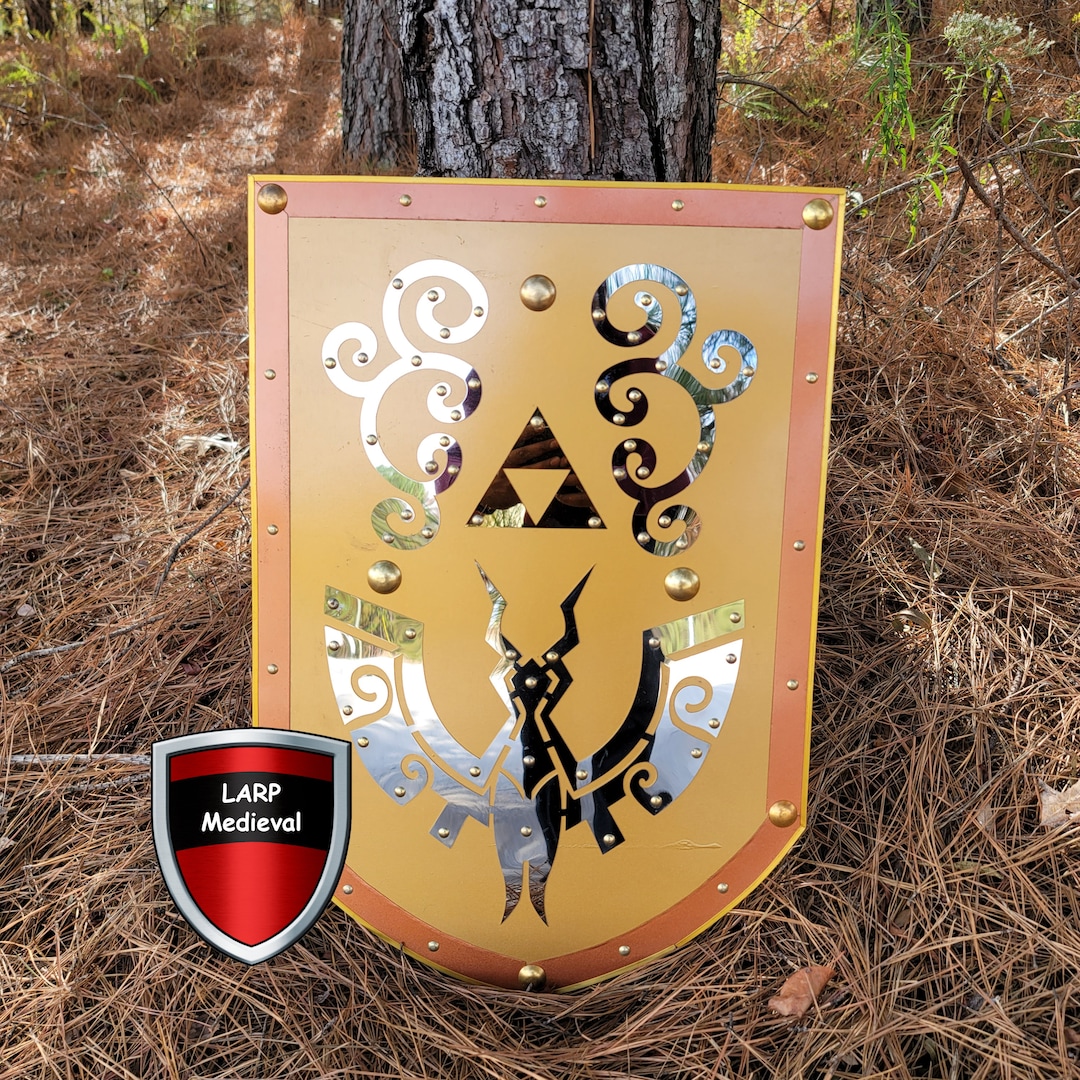 The Legend of Zelda Wind Waker Inspired Hylian Shield Polished ...