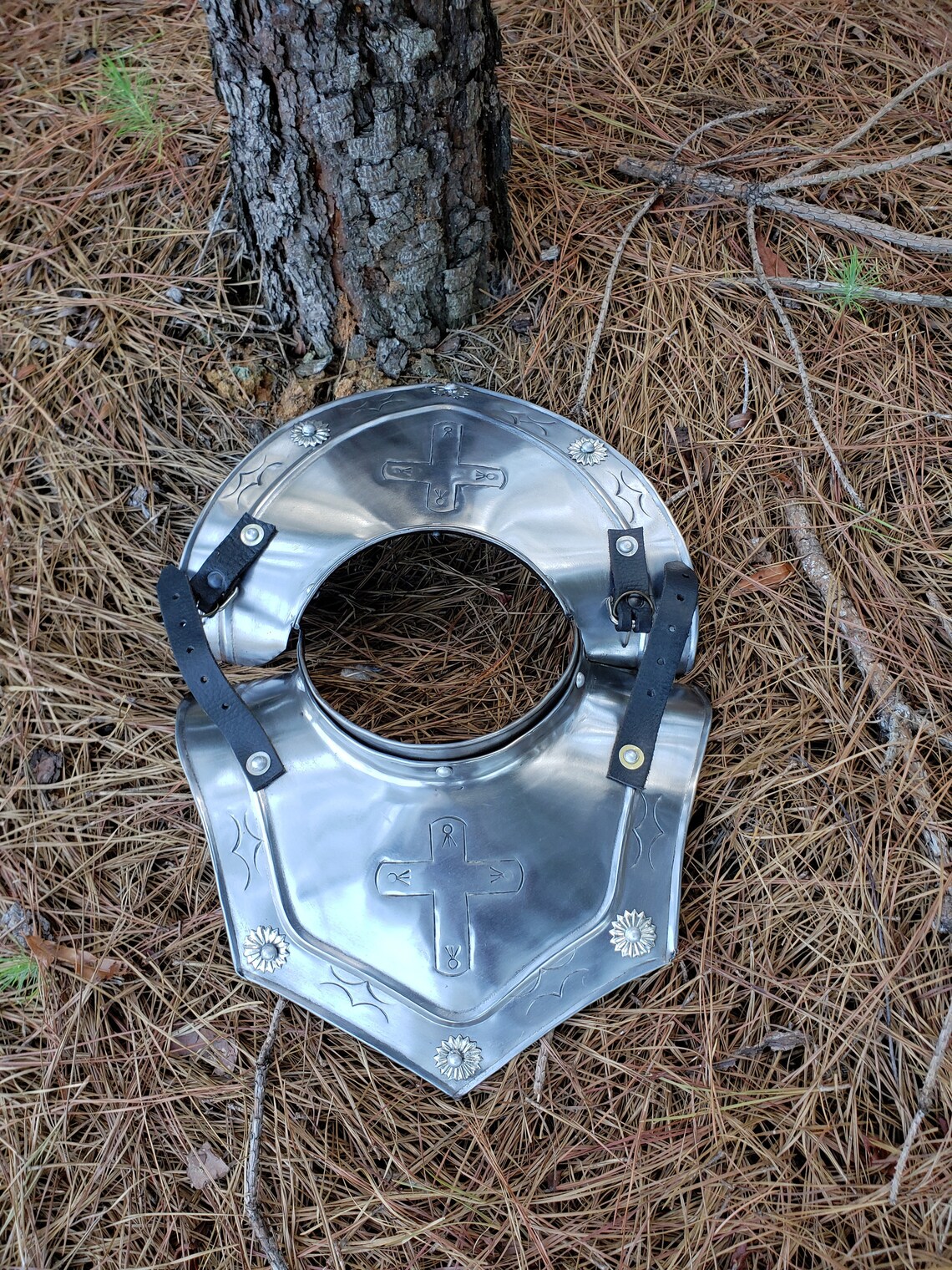 Plate Mail Gorget Medieval Carbon Steel Neck & Throat Armor | Etsy