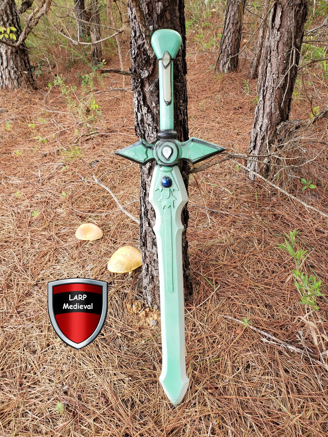 Japanese Anime Latex Green Broad Sword Cosplay Display Toy PVC Core - Etsy