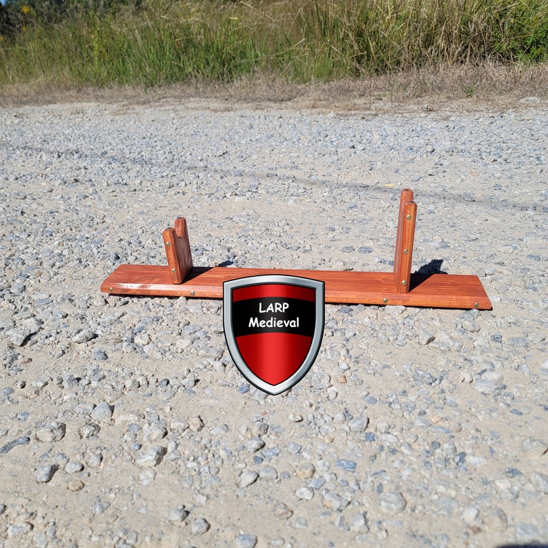 Handmade Polished Hardwood Table Top Axe Sword Display Stand - Etsy