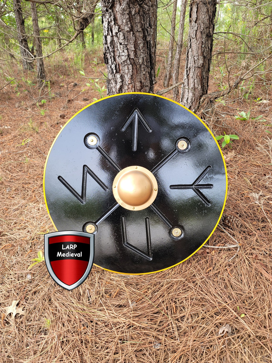 Historical Ragnar Lodbrok Viking Shield Medieval Norse Carved | Etsy