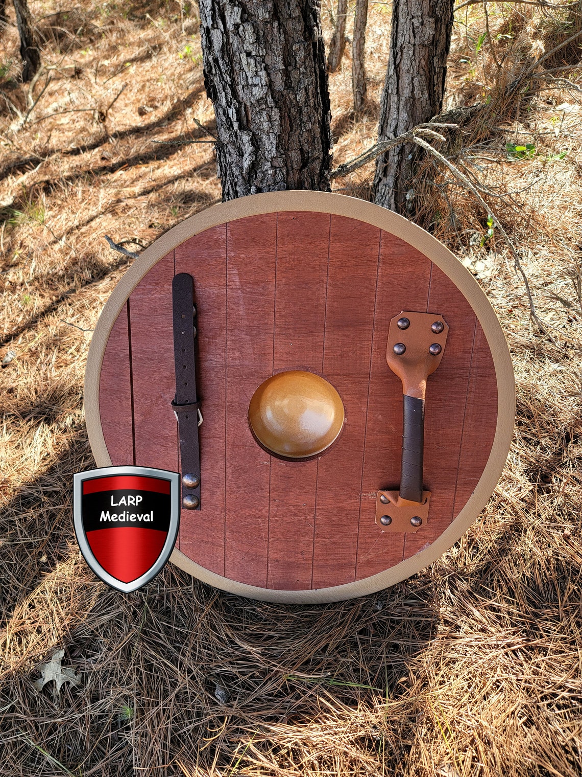 Viking Raider Medieval Norse Historical Wooden Brown Spiral - Etsy