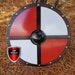 Viking Knight Templar Medieval Quadrant Norse Wooden Round Battle Ready ...