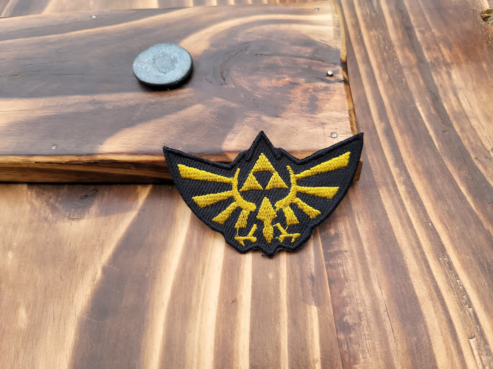 Embroidered Legend of Zelda Hylian Crest Iron on Sew Applique Patch ...