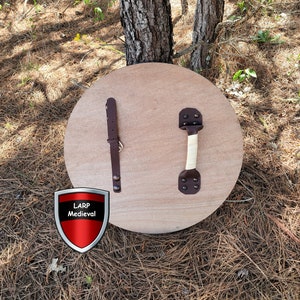 King Solomon Star of David Medieval Round Wooden Knights Templar Shield ...