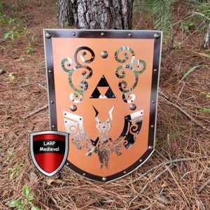 The Legend of Zelda Wind Waker Inspired Hylian Shield Polished ...
