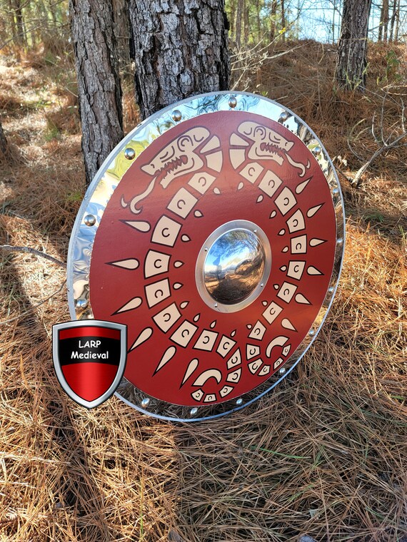 Legend of Zelda Breath of the Wild Wooden Round Battle Ready - Etsy