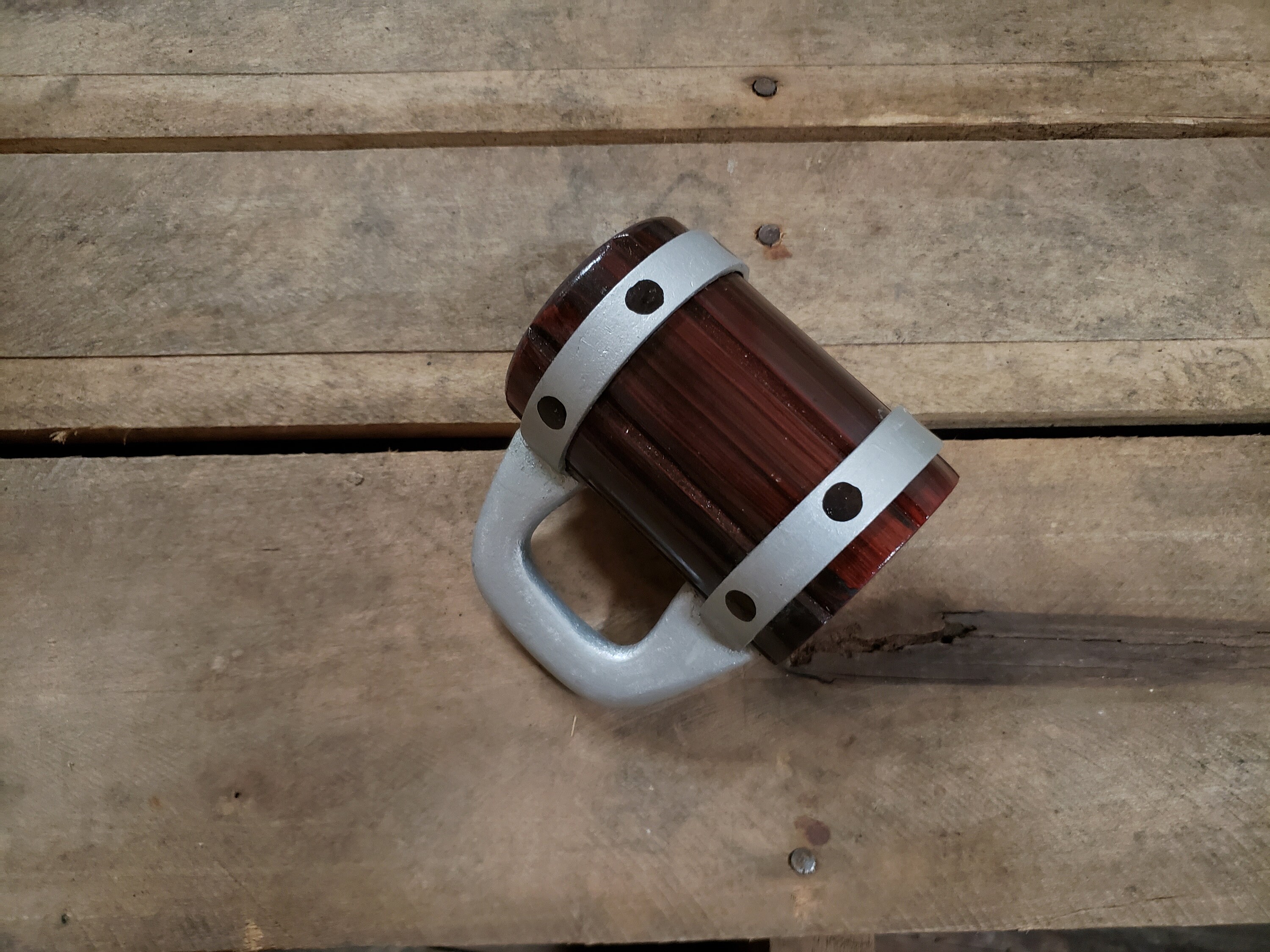 Medieval Tavern Tankard Beer Mug Solid Hardwood Hand Carved | Etsy