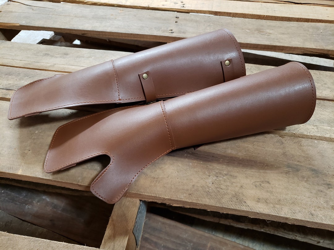 Rogue Samurai Ninja Medieval Leather Gauntlets Cosplay Costume Armor ...