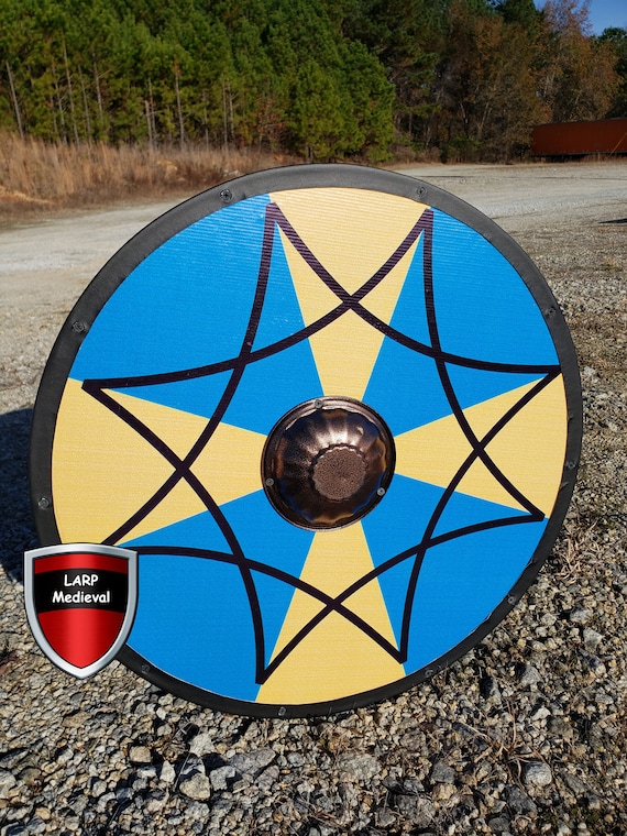 Norse Viking Gokstad Ship Historical Round Handmade Shield 9TH - Etsy