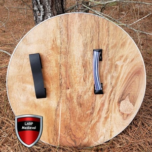 Authentic Viking Knights Fenrir Gokstad Shield Wooden Round Functional ...