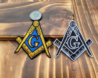 FREEMASON Embroidery Patch Free Mason Masonic Masonry Master ...