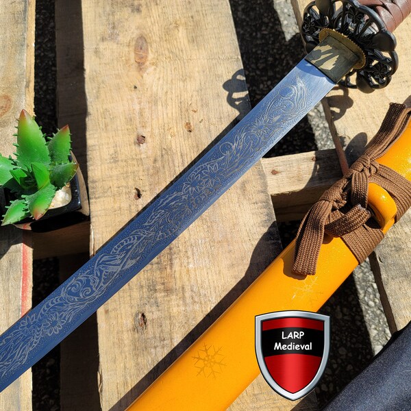 Engraved Katana - Etsy