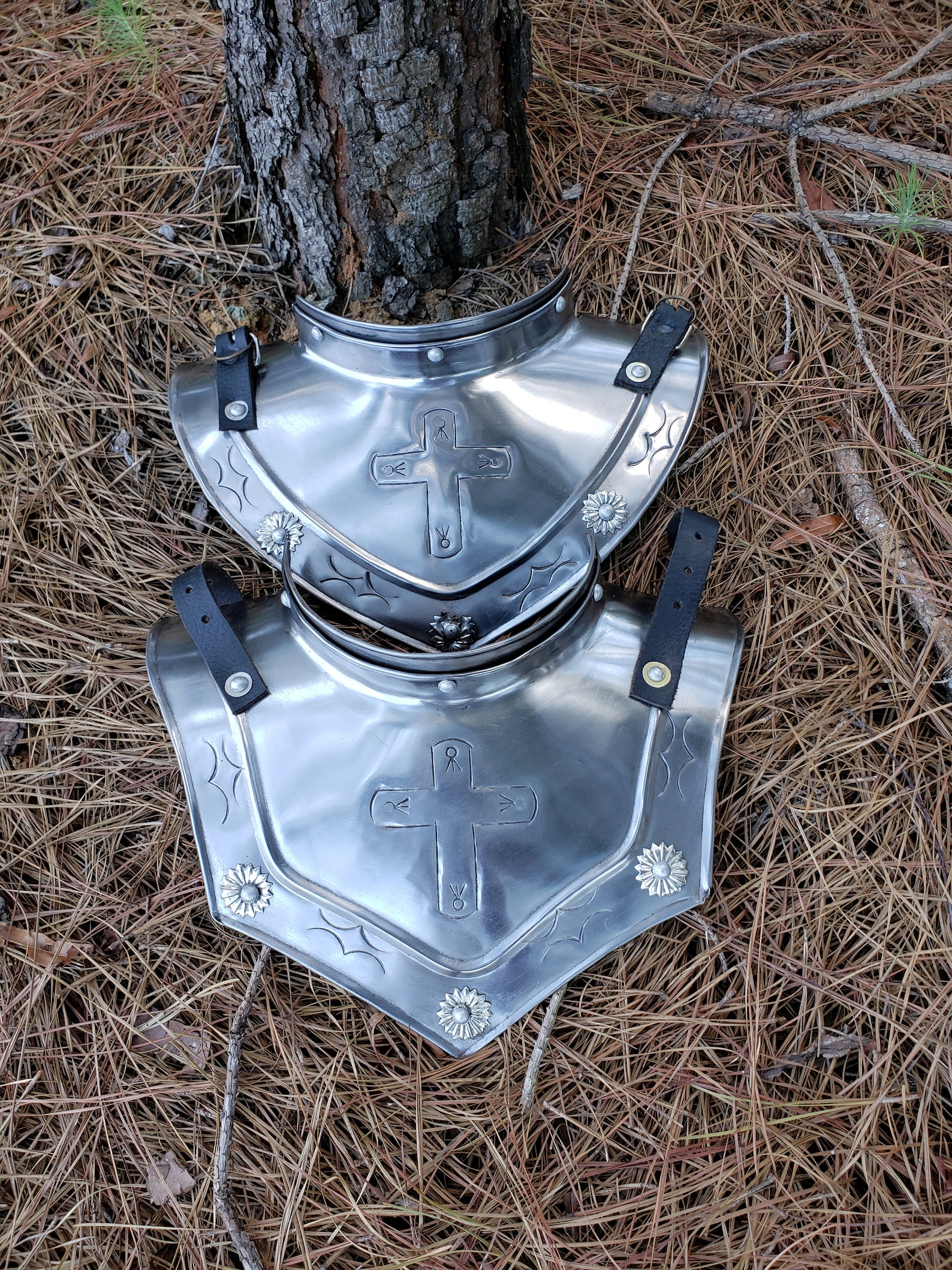 Plate Mail Gorget Medieval Carbon Steel Neck & Throat Armor | Etsy